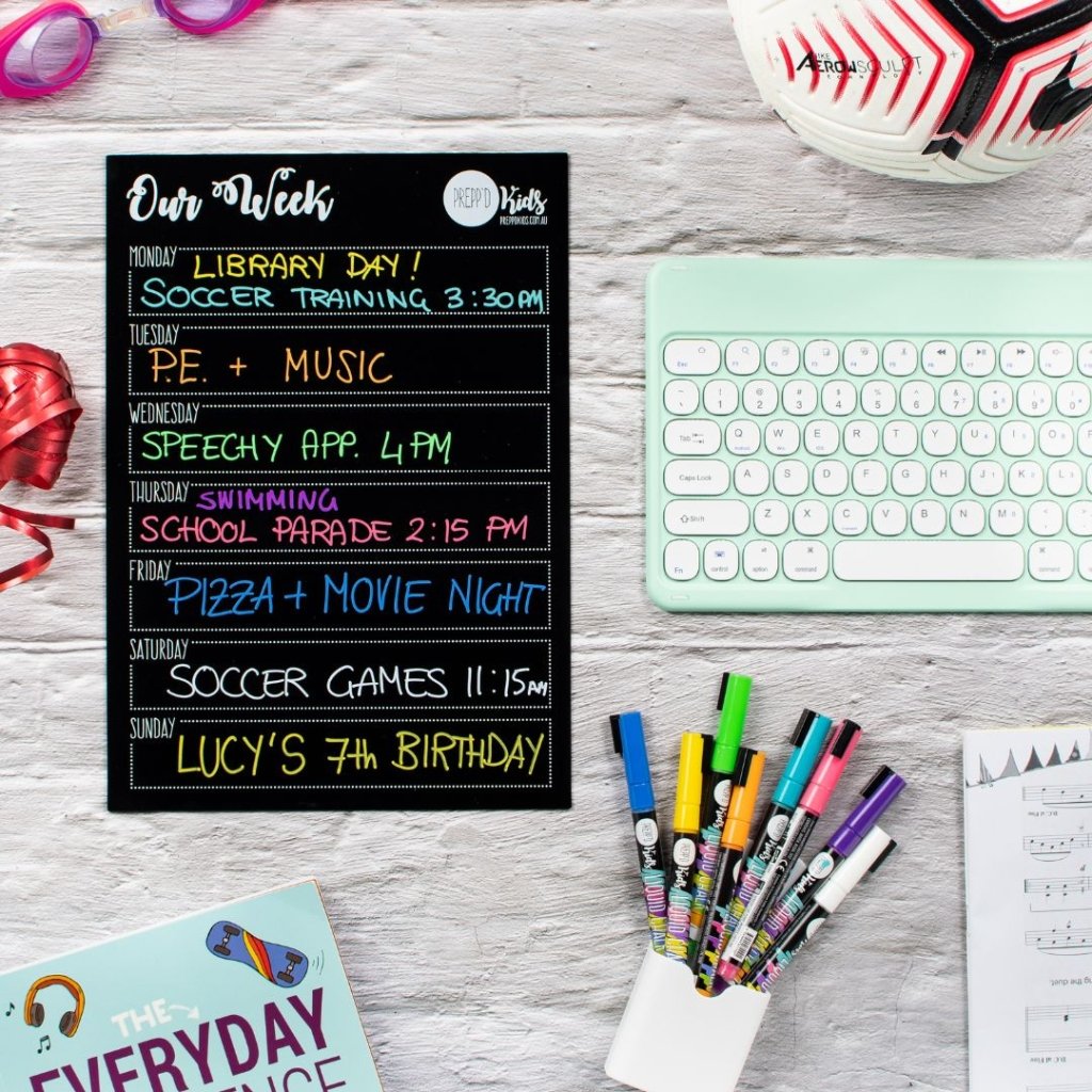 Our Week (A4 size) – Prepp'd Kids