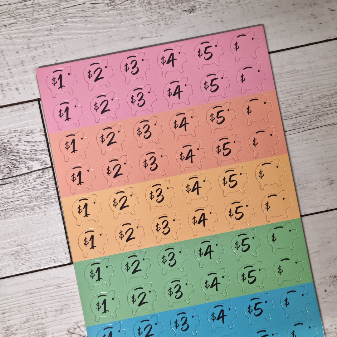Pocket Money Chart (A4 Hanging) - CLEARANCE – Prepp'd Kids