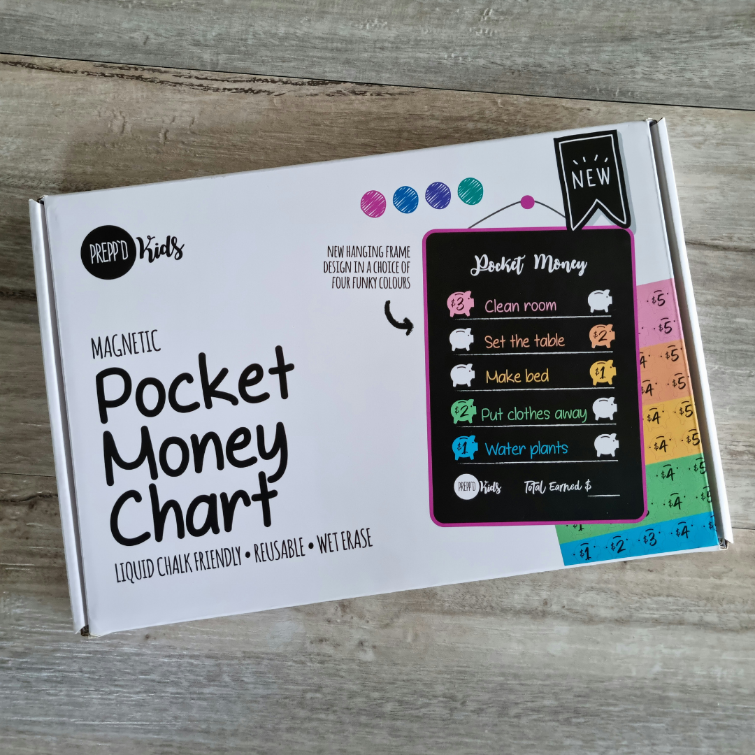 Pocket Money Chart (A4 Hanging) - CLEARANCE – Prepp'd Kids