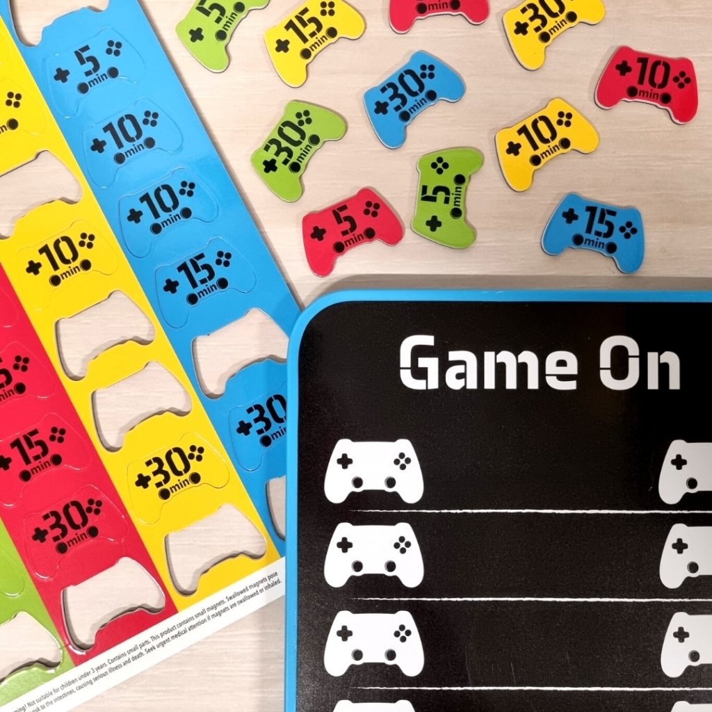 Game On Chore Chart (A4) – Prepp'd Kids