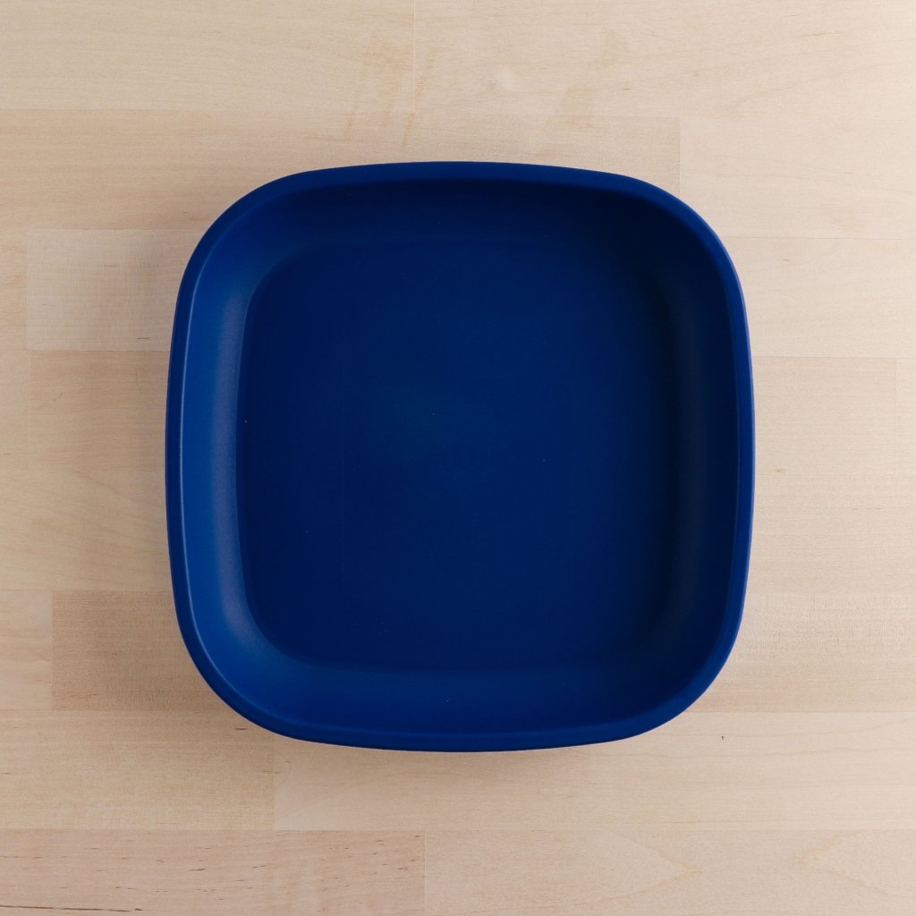 Large Flat Plate - Navy Blue – Prepp'd Kids
