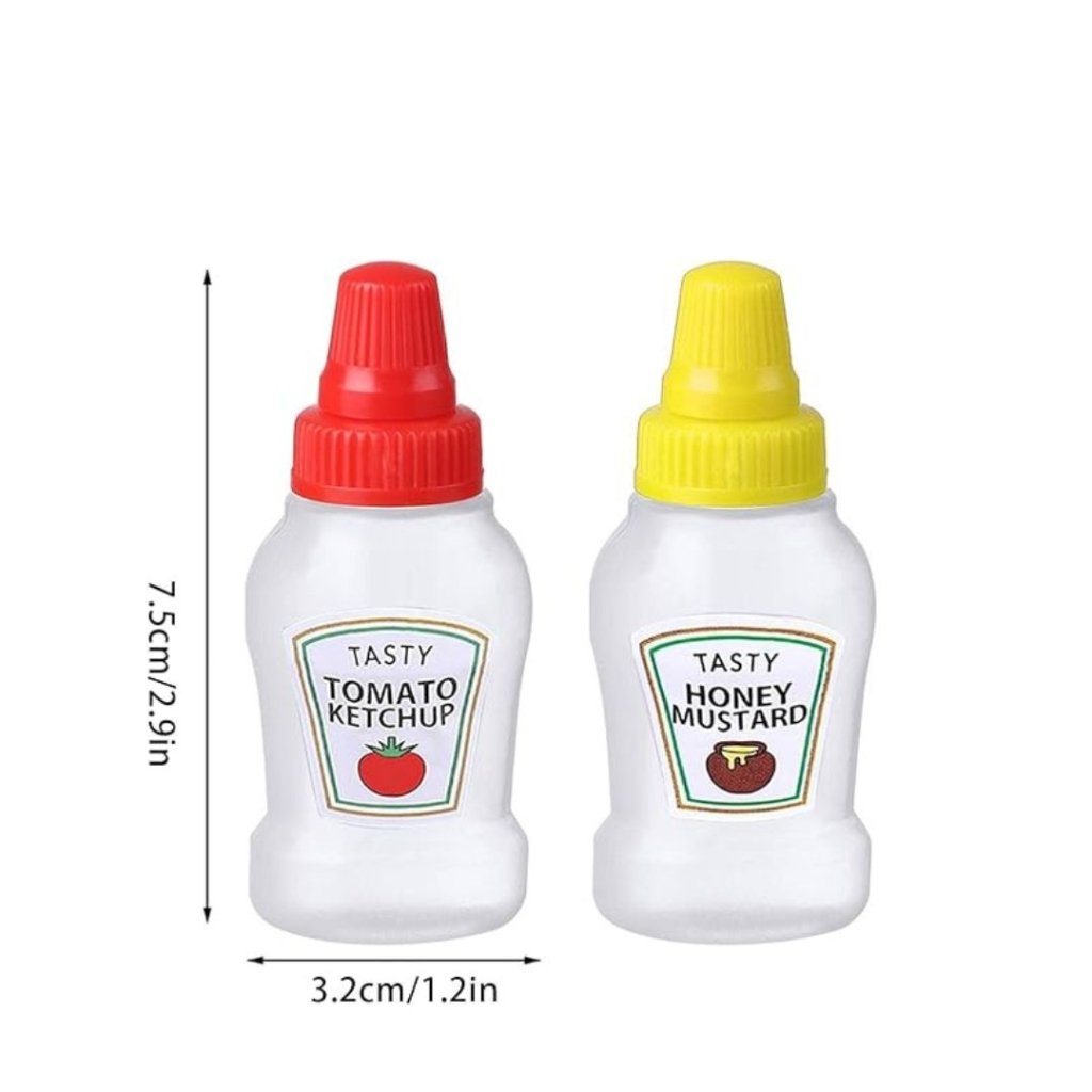 Mini Sauce Bottles (2 pack) – Prepp'd Kids